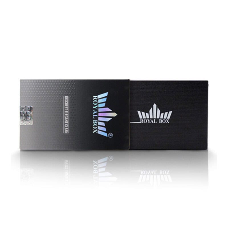Royal Box Plastic Black | Discreet, Elegant, Clean | Party Box USA