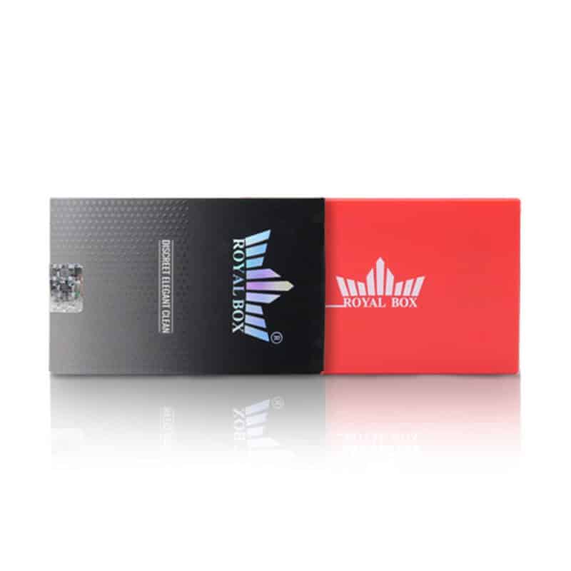 Royal Box Plastic Red | Discreet, Elegant, Clean | Party Box USA